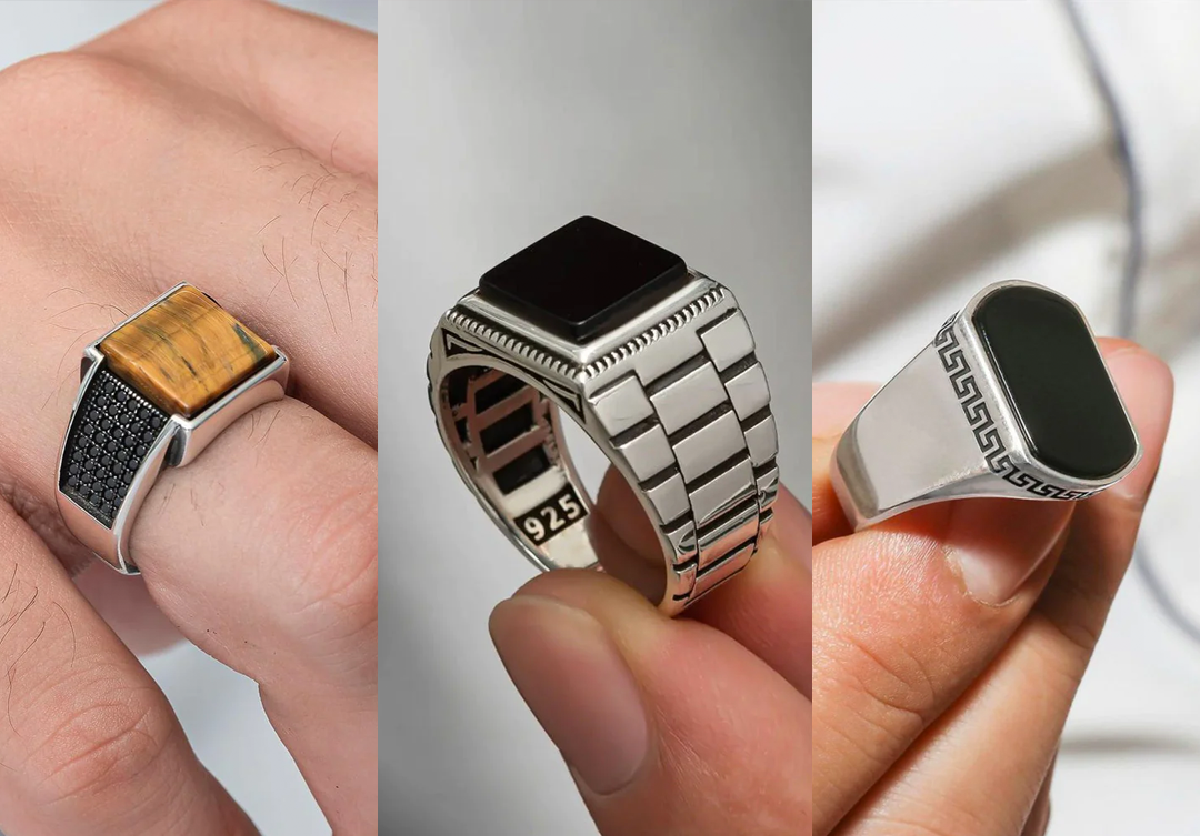 Men Rings | Turkish Imported | Pure Chandi 925 Silver – Luxuis