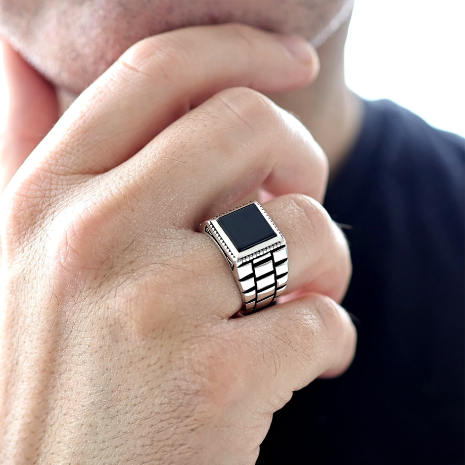 Men Rings | Turkish Imported | Pure Chandi 925 Silver – Luxuis